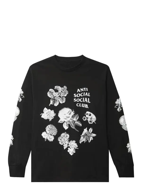 ANTI SOCIAL SOCIAL CLUB Strange Arrangements Long-sleeve Tee - Black