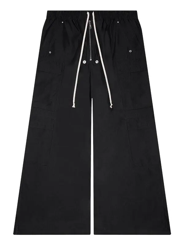 Rick Owens Double Cargo Jumbo Belas Pants - Black