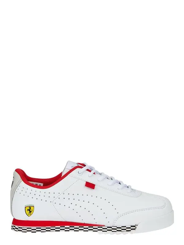 PUMA Scuderia Ferrari Roma Via Perf Jr Sneakers - White
