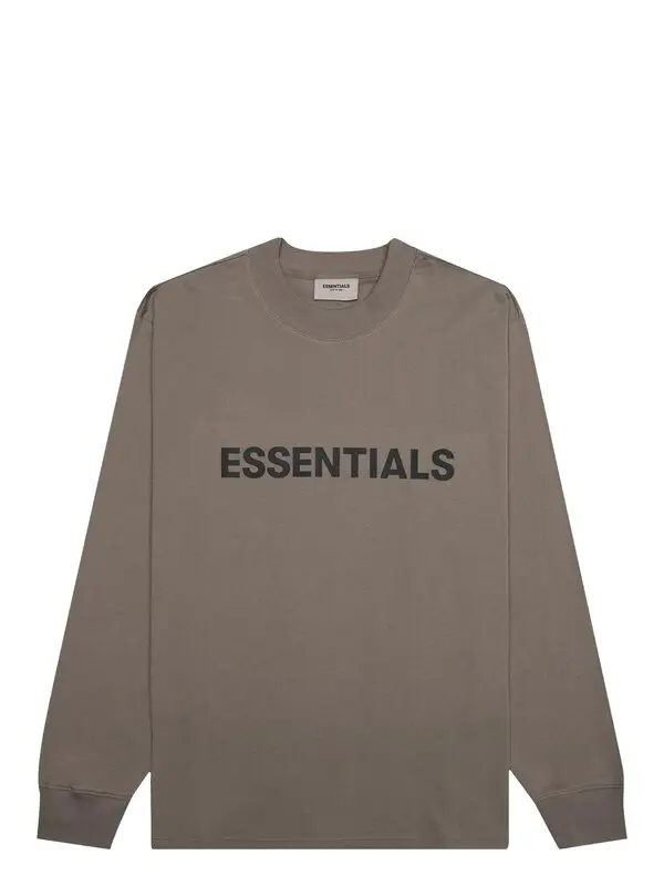 Fear Of God Essentials Long-sleeve Tee - Brown
