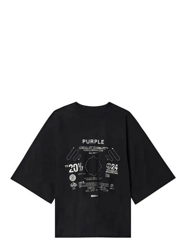 PURPLE BRAND Blade Tee - Black