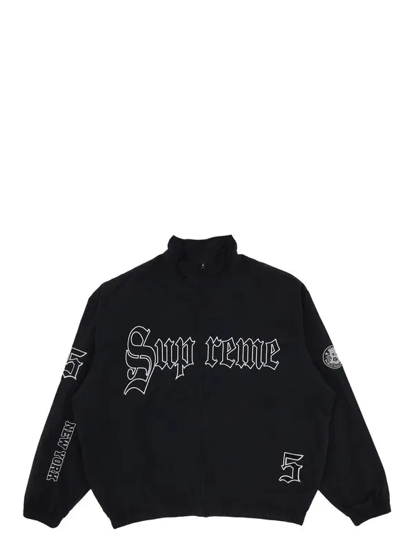 Supreme Old English Track Jacket - Black