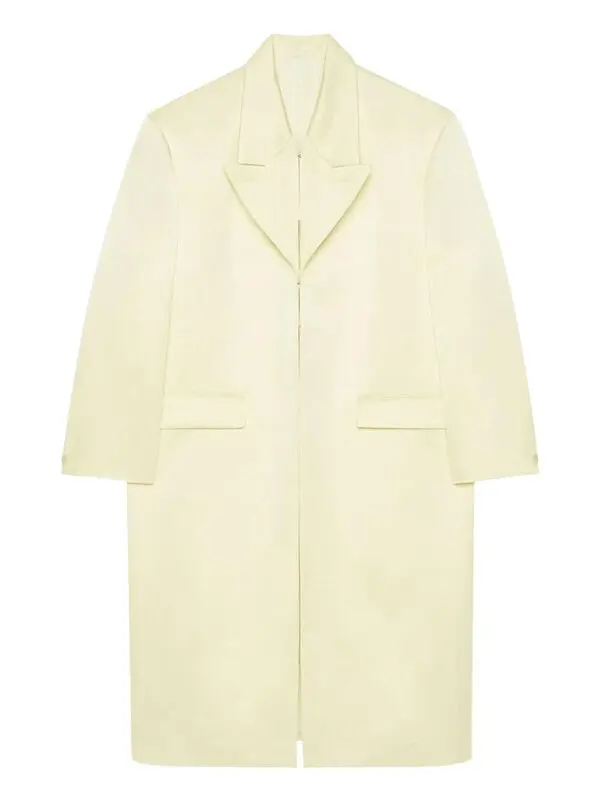Givenchy Notched Lapel Coat - Yellow