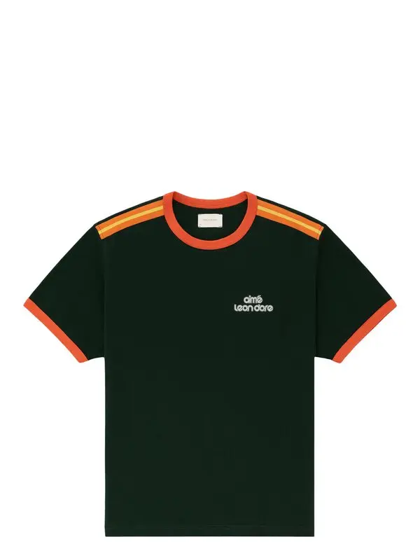 Aimé Leon Dore Retro Ringer Tee - Green