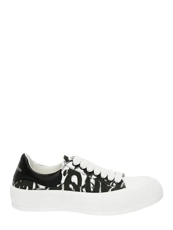 Alexander McQueen Deck Plimsoll - Black