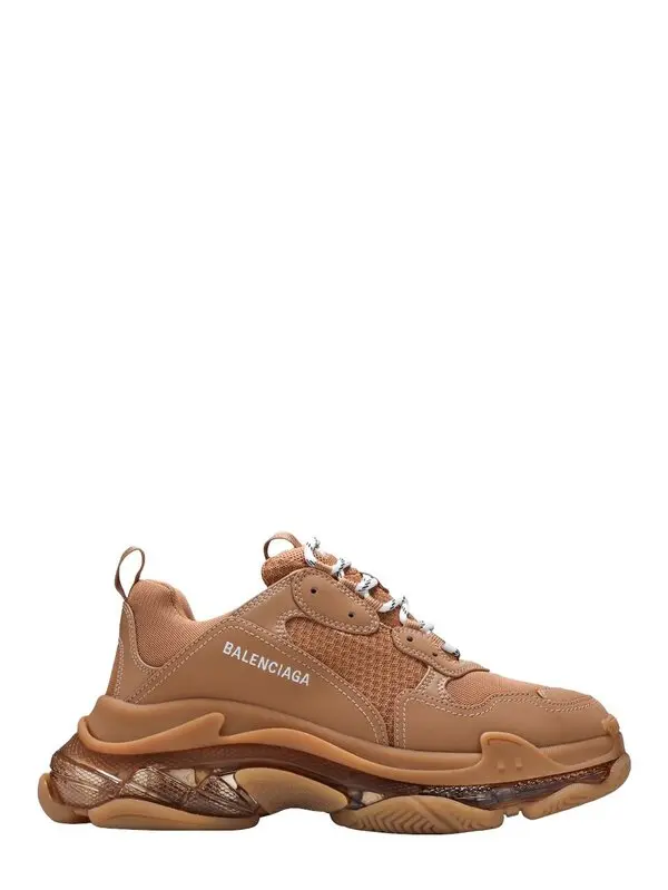 Balenciaga Triple S Sneaker With Clear Sole - Brown