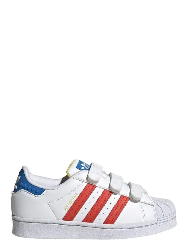 Adidas Lego X Superstar J Pantone Sneakers - White