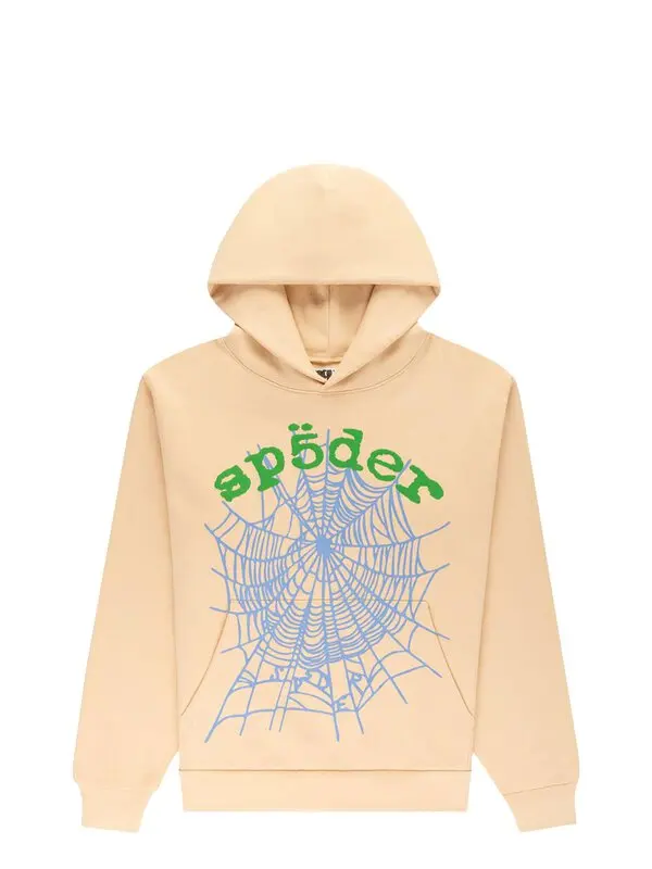 SP5DER Og Web V2 Hoodie - Cream
