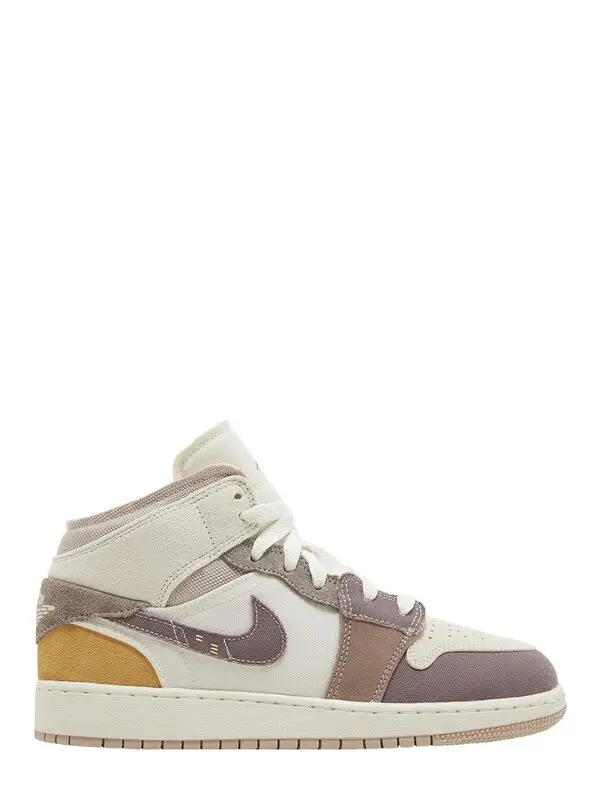 JORDAN 1 Mid Se Craft Gs Sneakers - Brown