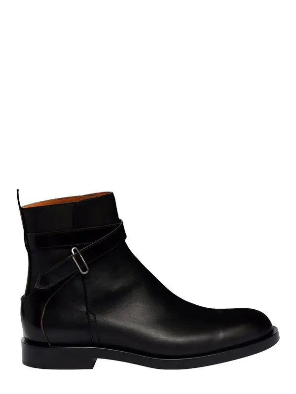Off-White Jodhpur Paperclip Boots - Black