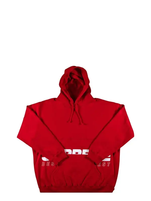 Supreme Best Of The Best Hooded Sweatshirt - Red