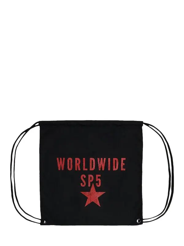 SP5DER Ww Cinch Bag - Black