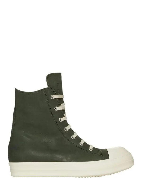 Rick Owens Luxor High Top Sneakers - Green