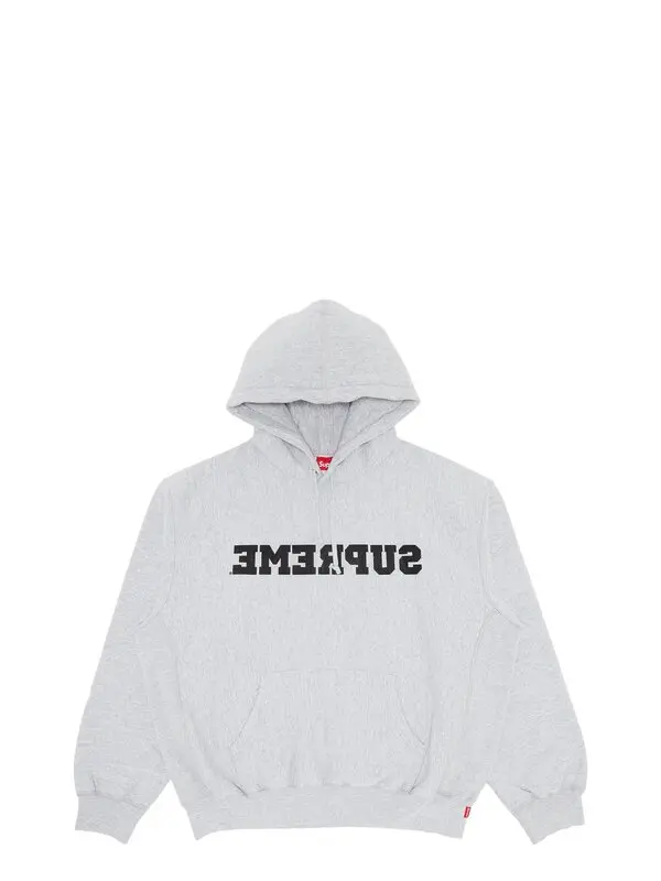 Supreme Reverse Hooded Sweatshirt - Grey