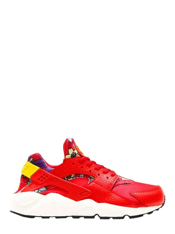 Nike Huarache Run Print Aloha - Red