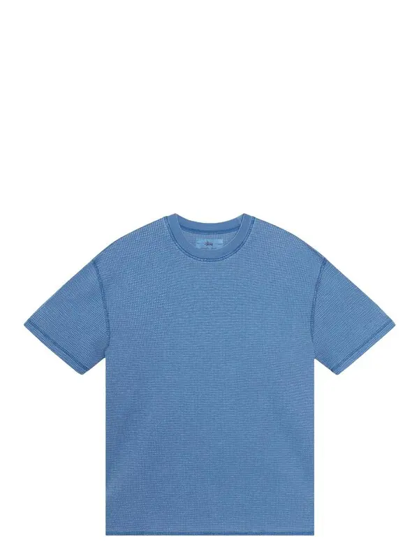 StÜssy Pigment Dyed Short-sleeve Thermal - Blue