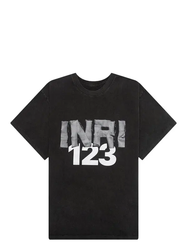 RIVINGTON ROI REBIS Inri Cva Short-sleeve Tee - Black