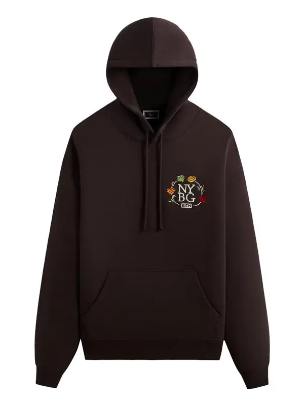 Kith X New York Botanical Garden Gayac Williams Iii 'kindling' Hoodie - Brown