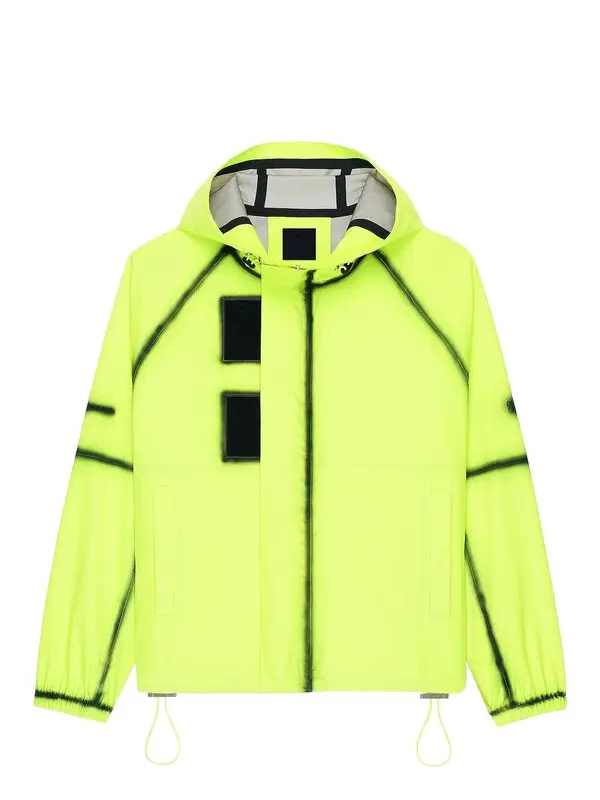 Givenchy Printed Raglan Windbreaker - Yellow