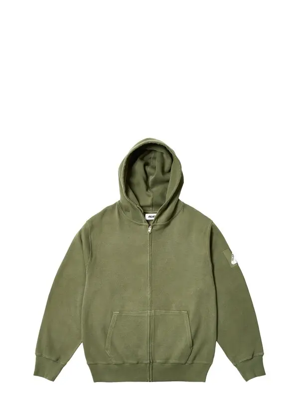 PALACE Rib Hood - Green