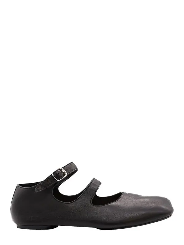 MAISON MARGIELA Tabi Ballerina Double-strap Flats - Black