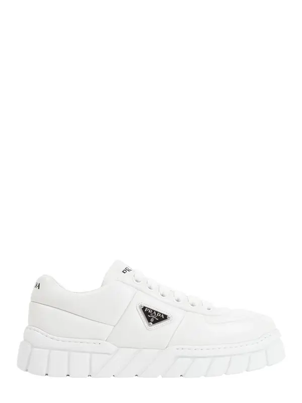 Prada Padded Nappa Sneakers - White