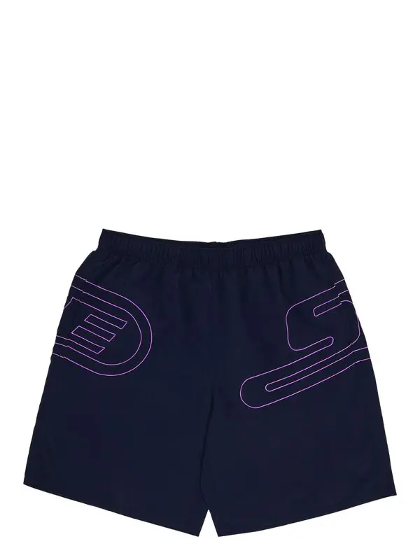 Supreme Big Logo Nylon Short - Blue