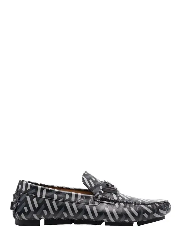 Versace La Greca Penny Loafer - Grey