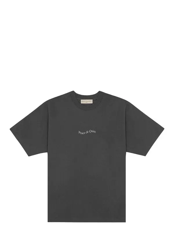 MUSEUM OF PEACE & QUIET Wordmark T-shirt - Black