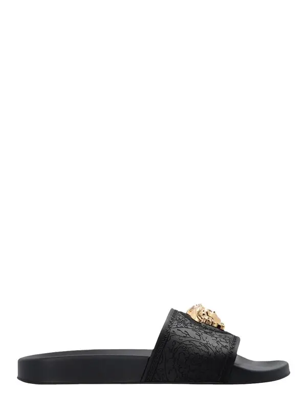 Versace Palazzo Medusa Pool Slide - Black