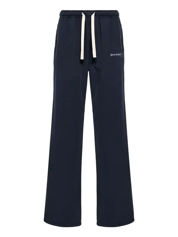 Palm Angels Classic Logo Travel Pants - Blue