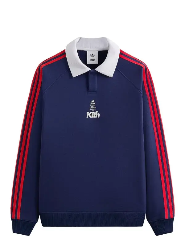 Kith For Adidas Football Pullover - Blue