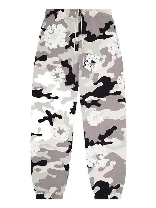 DENIM TEARS The Wreath Sweatpant - White