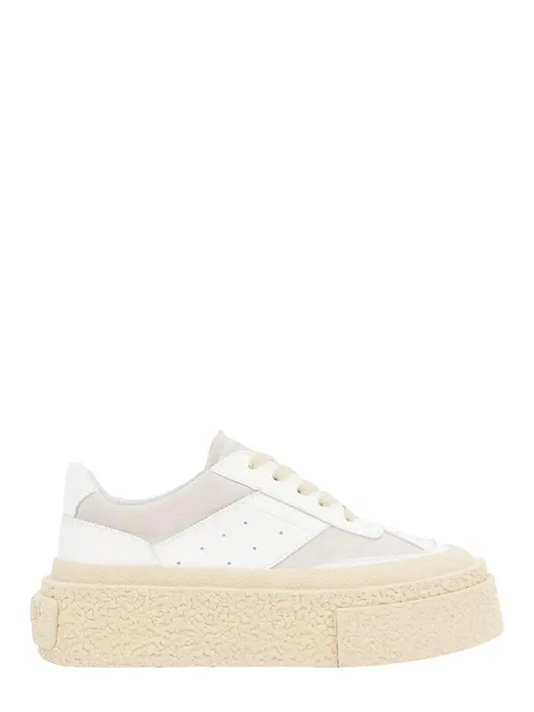 MAISON MARGIELA Panelled Platform Sneakers - White
