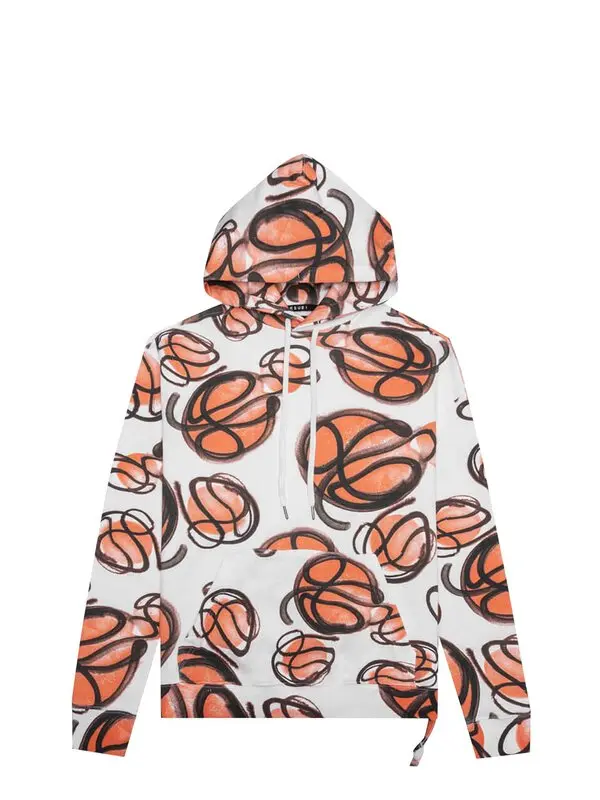 Ksubi Bball Biggie Pullover Hoodie - White