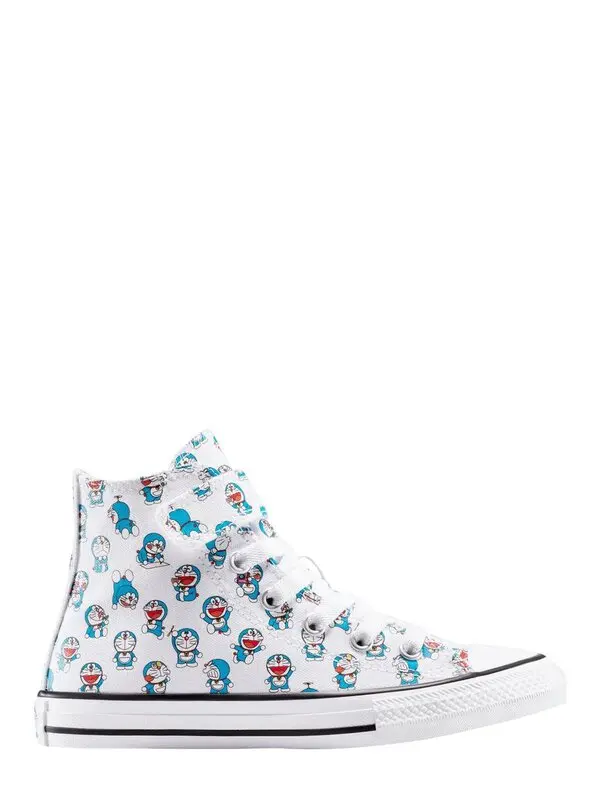CONVERSE Doraemon X Chuck Taylor All Star Easyon High Ps Allover Doraemon Print - White