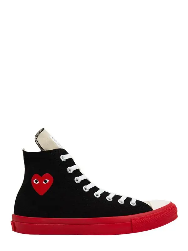 CONVERSE Comme Des Garçons Play X Chuck Taylor All Star High Sneakers - Black