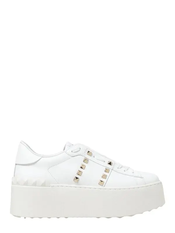 Valentino Garavani Rockstud Platform Sneakers - White