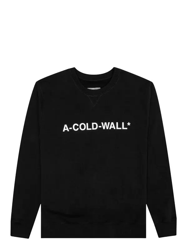 A-COLD-WALL* Essential Logo Crewneck - Black