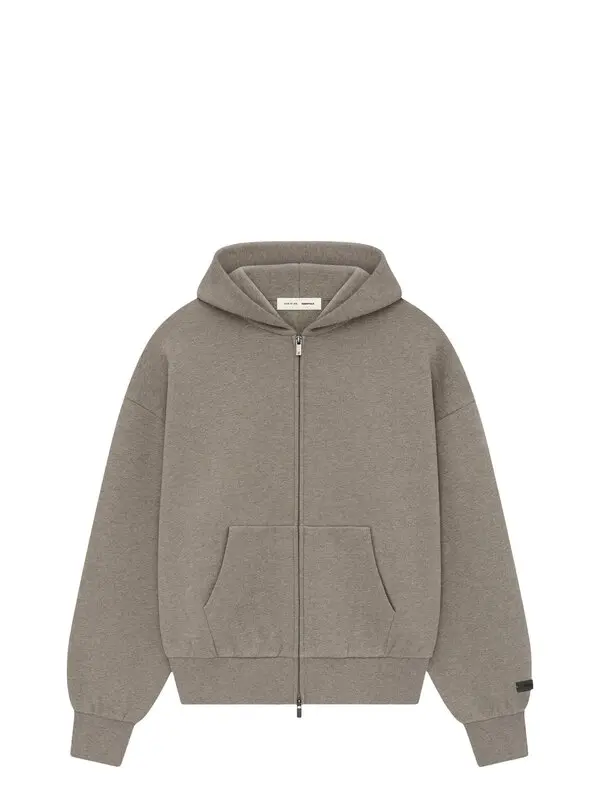 Fear Of God Classic Full Zip-up Hoodie - Grey