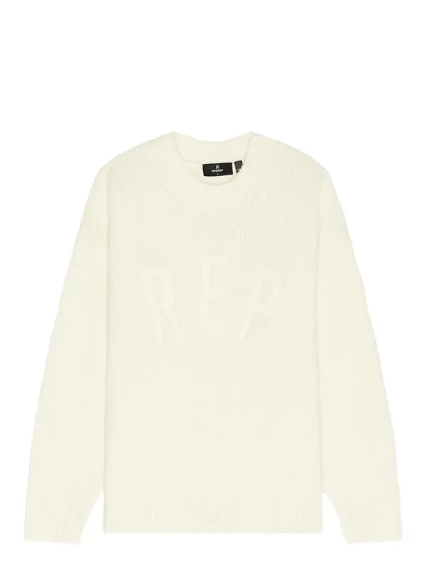 REPRESENT Rep Sweater - Cream