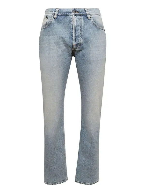 LANVIN Straight Leg Denim Jeans - Blue