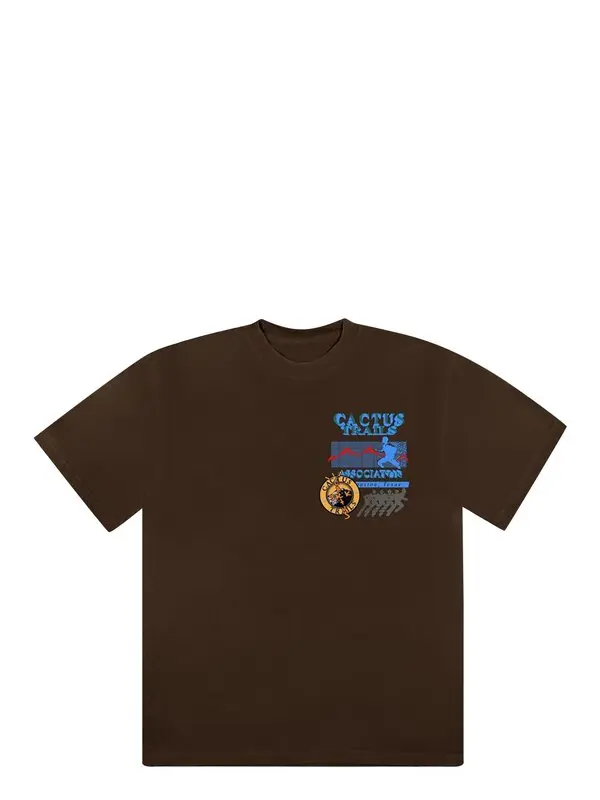 CACTUS JACK BY TRAVIS SCOTT Cactus Trails Assn T-shirt - Brown