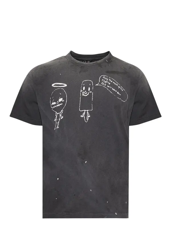 SAINT MXXXXXX X The Webster Life Beyond Earth T-shirt - Black
