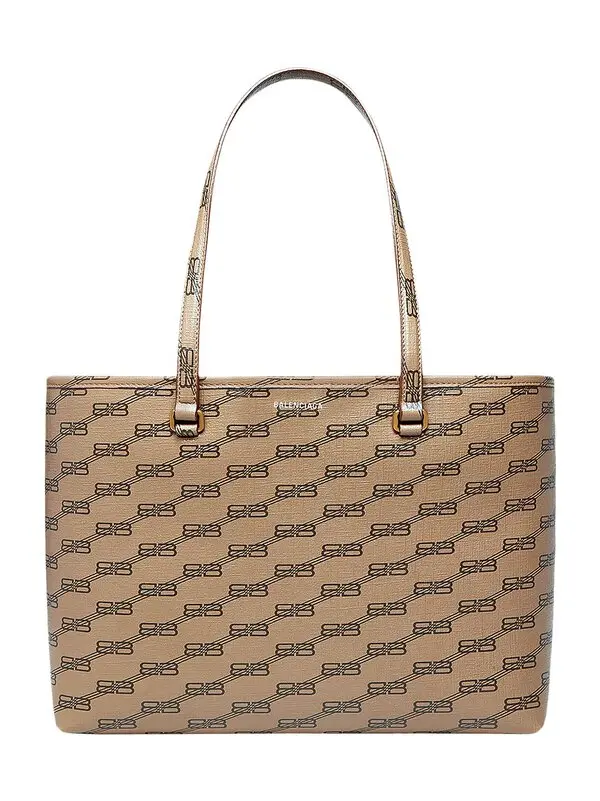 Balenciaga Signature Shopper Tote - Brown