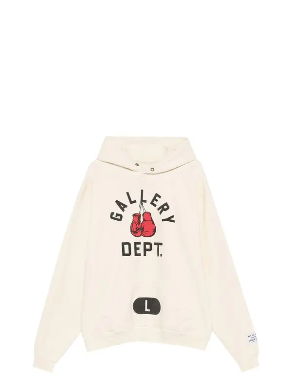 GALLERY DEPT. Boxing Merch Hoodie - Cream