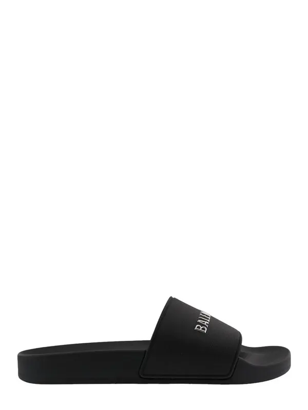 Balenciaga Pool Slides - Black
