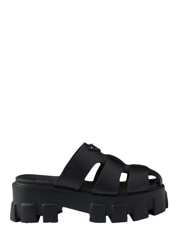 Prada Monolith Mule - Black