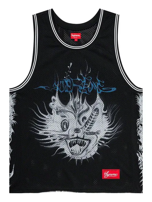 Supreme Animal Basketball Jersey - Black