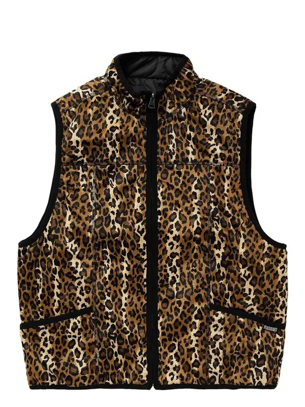 PLEASURES Felis Reversible Vest - Gold
